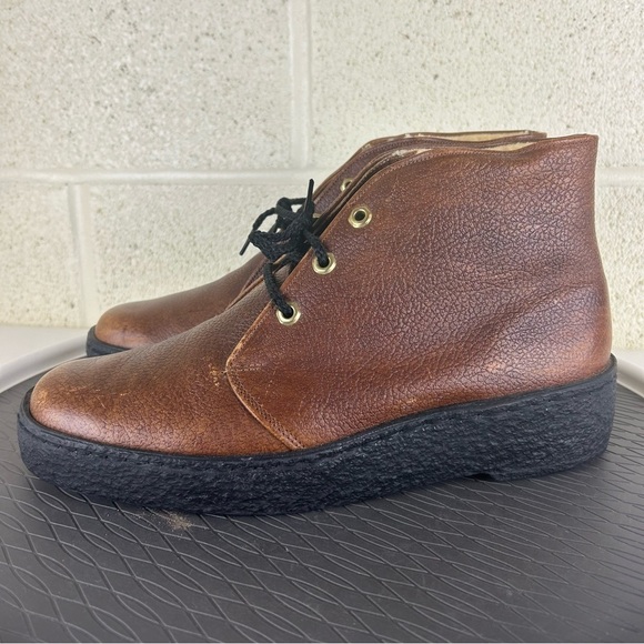 Bates | Shoes | Vintage Bates Floaters Sherpa Kab Golden Chukka Boots ...